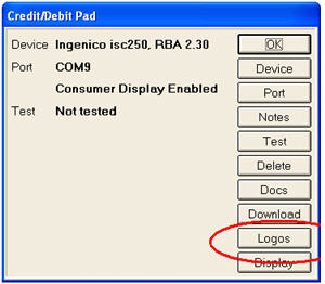 Downloading Logos to the Signature Capture Device