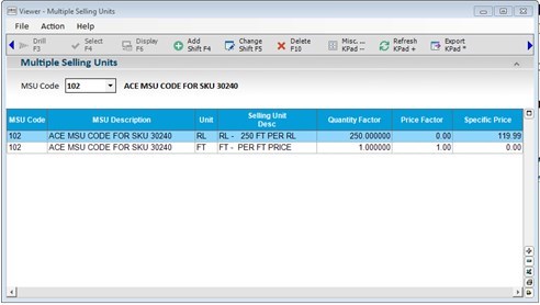 Setting Up MSU Codes