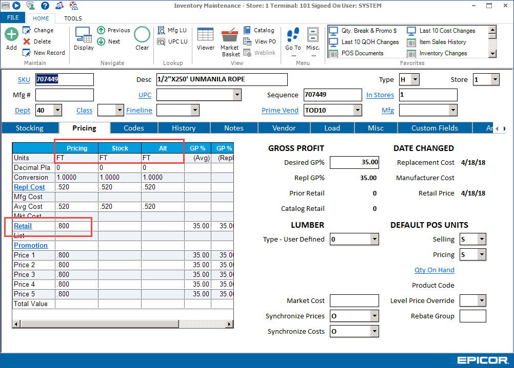 Setting Up Order Multiples for Unequal Purchasing and Stocking Units of ...