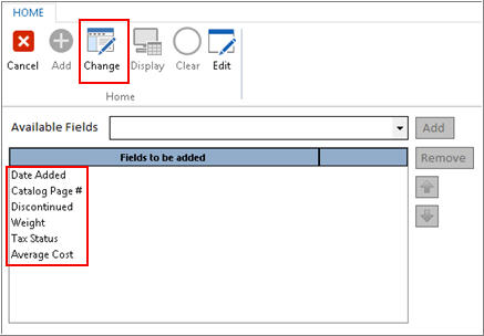 Customizing New Record in Inventory