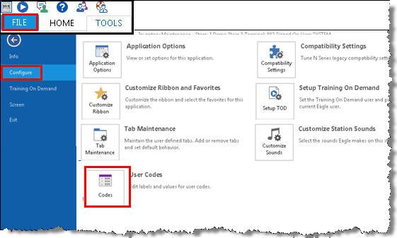 Codes In Vendor Maintenance Setup