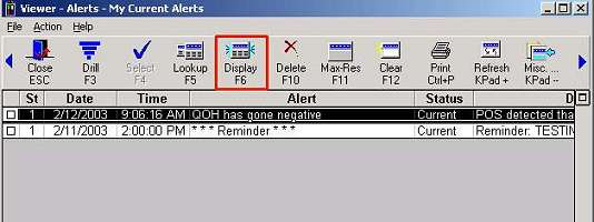 Displaying Eagle Alert Details