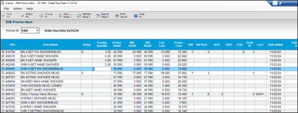 Setting up and using DIB Item Promo Viewer