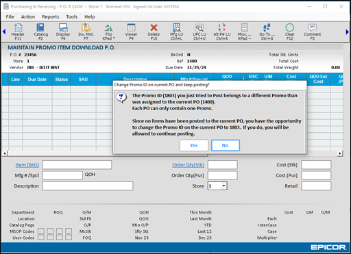 Setting up and using DIB Item Promo Viewer