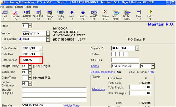 Do you want GPO to commit available Show PO quantity to customer orders