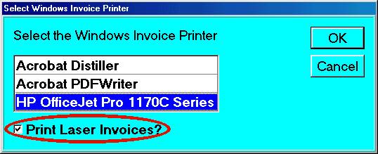 Setting Up Laser POS Invoices